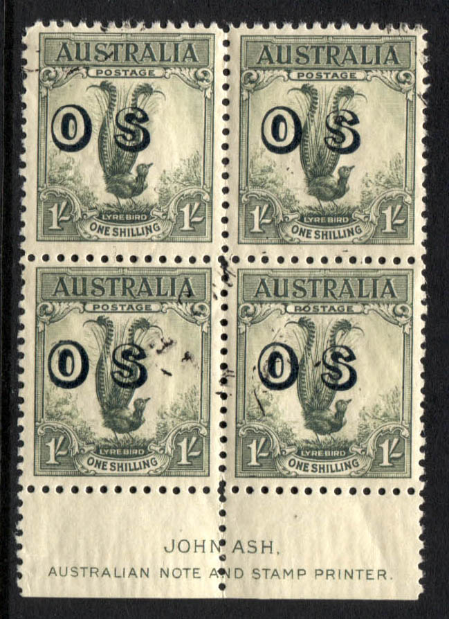 SG O136/ACSC 145(OS)W,za: 1932 - Richard Juzwin Stamps