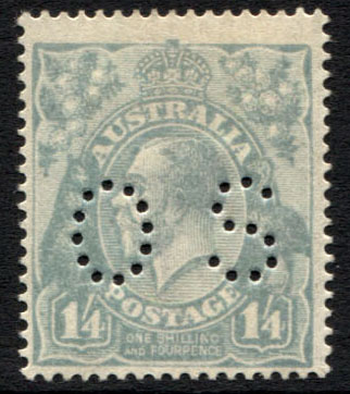 SG O75/ACSC 128ba.c: KGV - Richard Juzwin Stamps