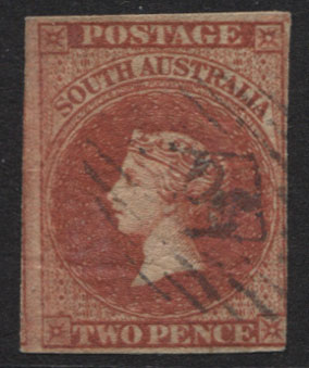 SOUTH AUSTRALIA SG 8: 1856 - Richard Juzwin Stamps